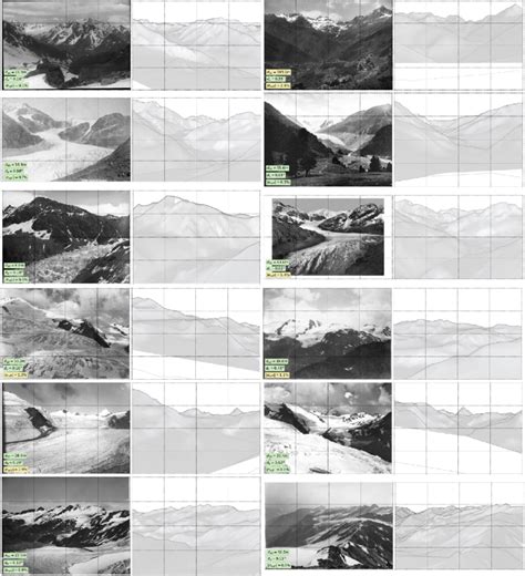 Succesfully Oriented Historical Images With Rendered Terrain Based On