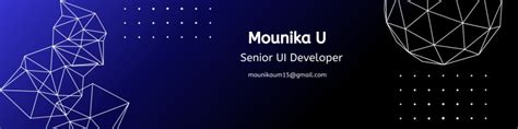 Mounika U Senior Full Stackandui Developer Angular React Aem Next