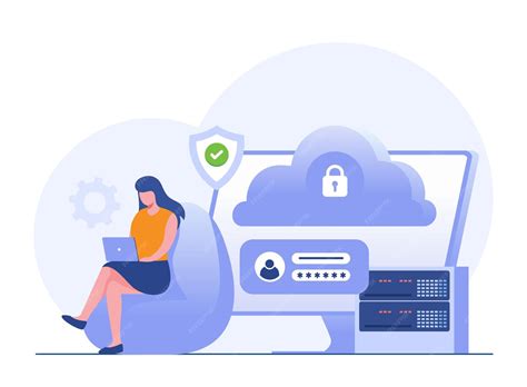 Premium Vector Personal Data Security Cyber Data Security Online Concept Illustration Internet