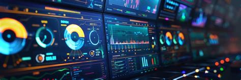 Premium Photo A Hightech Computer Screen Displaying A Detailed