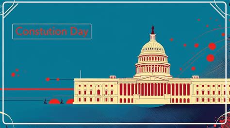 Constitution Day Promotion Box Instagram Post Template Premium Ai
