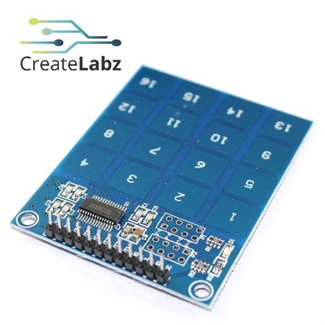 Capacitive Touch Key Pad 16 Keys 4x4 Ttp229 Createlabz Store