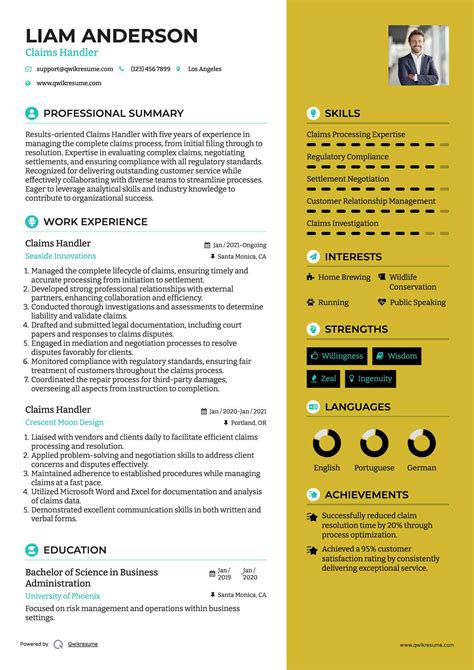 10 Claims Handler Resume Samples And Templates For 2025