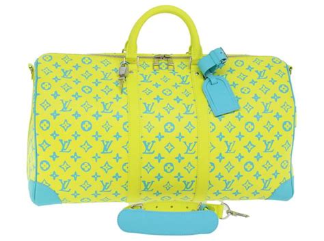 Louis Vuitton Monogram Neon Color Keepall Bandouliere 50 Bag M21869