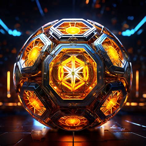 Dodecahedron With Flower Of Life Outerspace Inside Stars Gal By