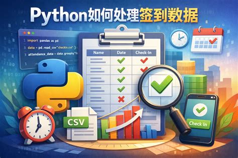 Python如何处理签到数据 Python如何处理签到数据