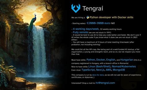 Levente Szabó On Linkedin We Are Hiring A 🐍python Developer With