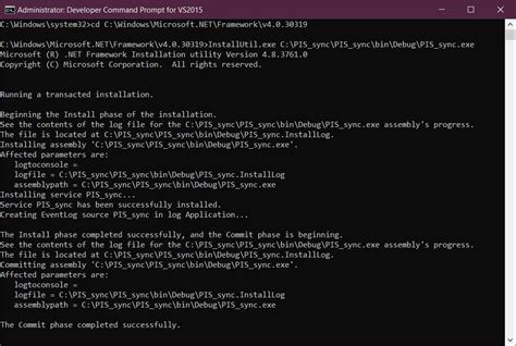 error cannot install service to windows c