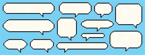 Pixel Speech Bubble Vector Art Icons And Graphics For Free Download