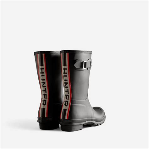 Womens Orig Short Tri Colour Logo Boot Kadın Siyah Kısa Bot Wfs2353rma Blk