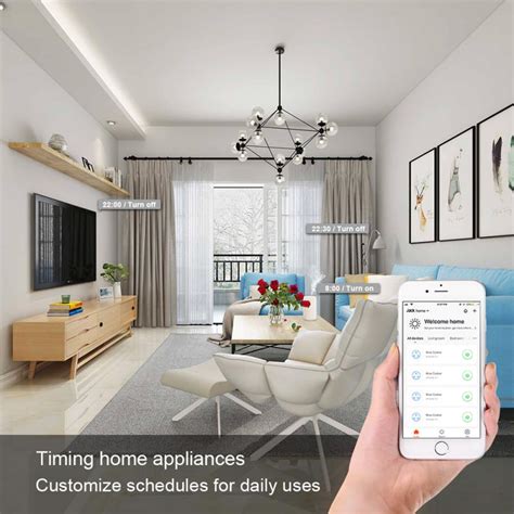 WIFI Wireless Remote Socket Smart Timer Plug Voice Grandado