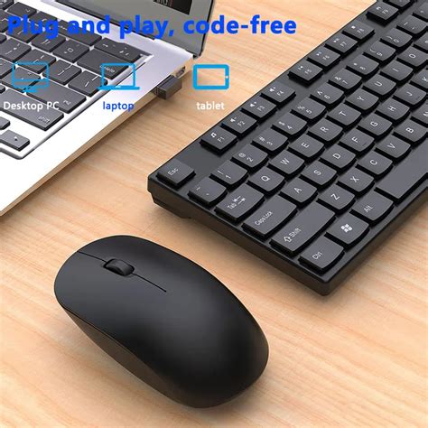 Ergonomic Wireless Keyboard And Mouse Combo For Office Use