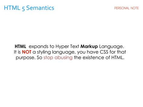 Html5 Semantics Pdf Web Design And Html Internet