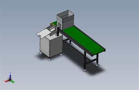 自动扫码设备 SOLIDWORKS 2018 模型图纸下载 懒石网