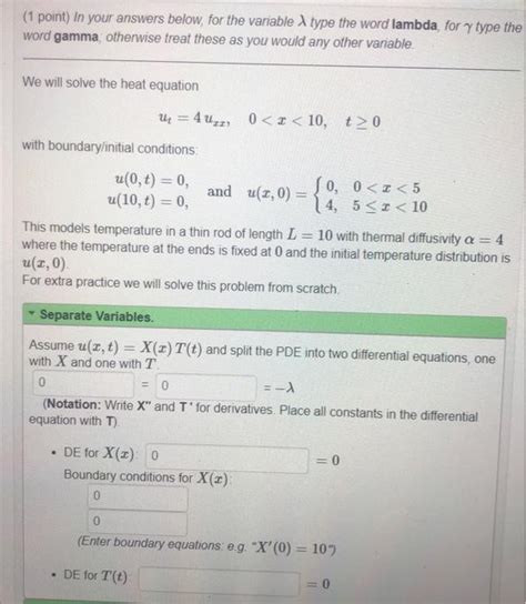 solved 1 point in your answers below for the variable a