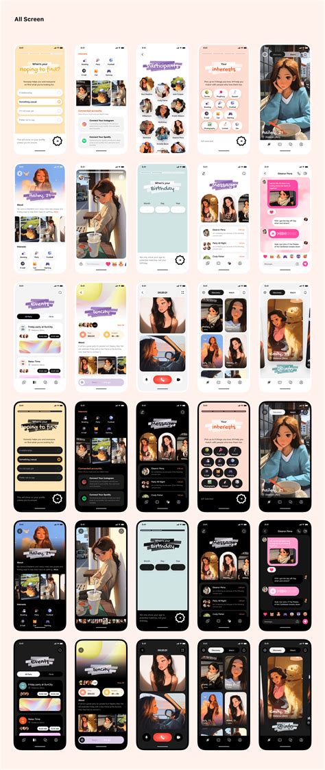 Dating App Ui Kit Ui Kits