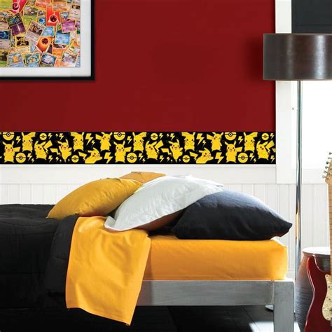 Roommates Pokemon Pikachu Peel And Stick Wallpaper Border Vinyl