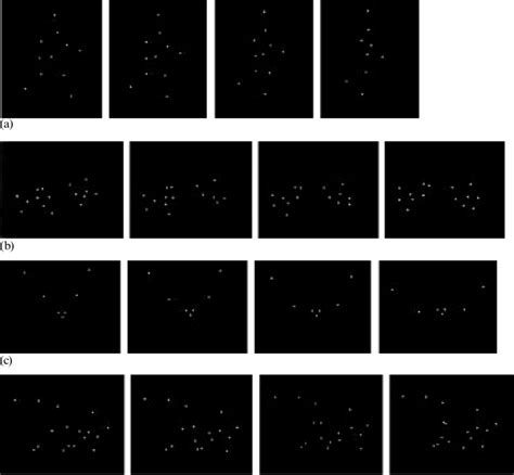 Four Consecutive Static Frames Taken From The Frame Sequence With The Download Scientific