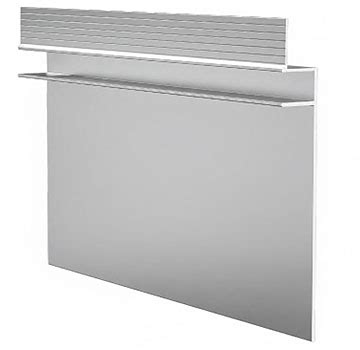 Fry Reglet Drmb 50 50 50 Drywall F Reveal Base Molding Clear Anodized