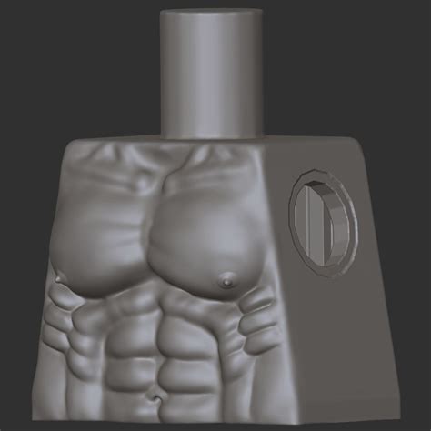 🧱 Minifig Muscular Torso・ Stl File For 3d Printing・cults