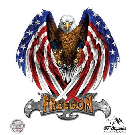 American Bald Eagle Decals Eagle Head Wall Sticker Decal World Of