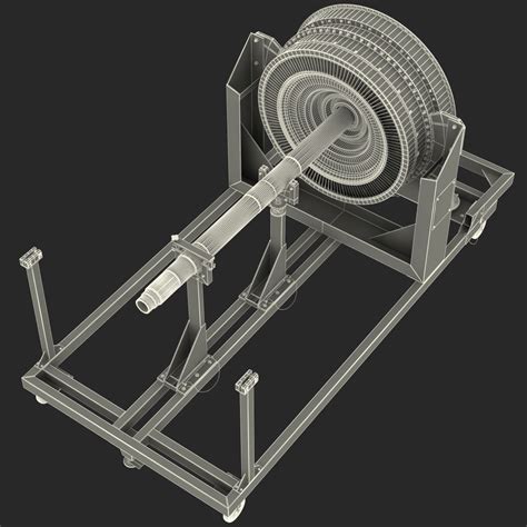 Aircraft Jet Turbine D Model Ds Ma Obj Max C D Free D