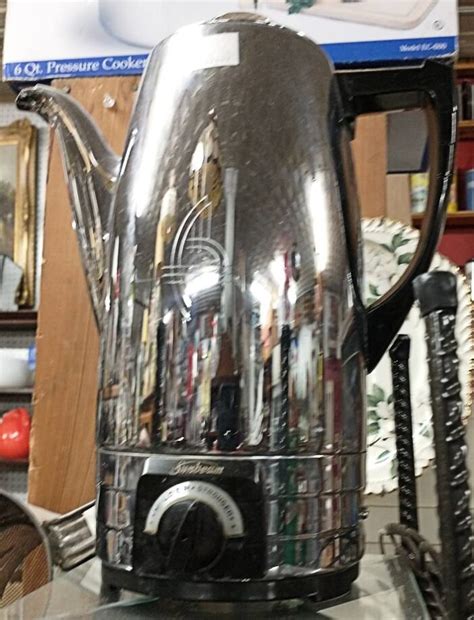Beautiful Chrome Electric Percolators Bahoukas