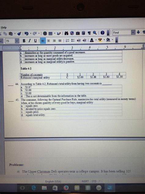 Solved The Upper Classman Deli Operates Near A College