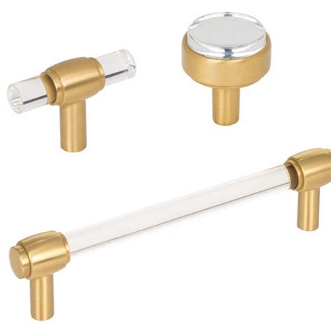 Unlacquered Brushed Brass Lumia Cabinet Knobs And Etsy