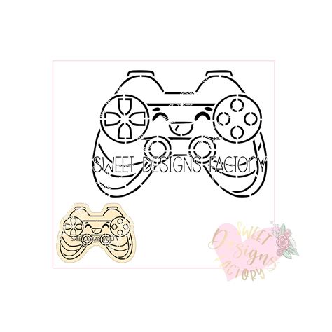 Video Game Controller Stencil