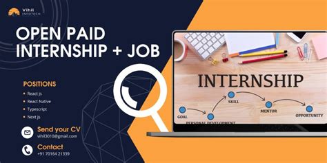 Vihil Infotech Private Limited On Linkedin Techinternship Paidinternship Reactjs