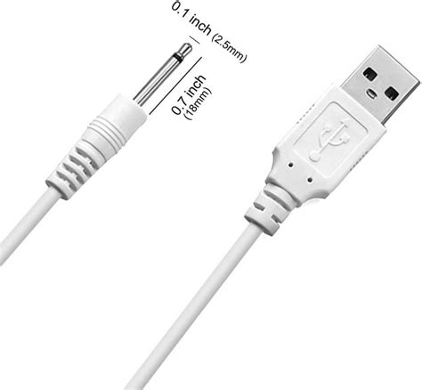 Yiwa Usb Charging Dc Vibrator Cable Cord For Rechargeable Adult Toys