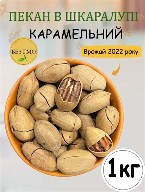 Пекан в шкарлупі карамельний 1 кг – купити в Україні - ROZETKA. Низька ...