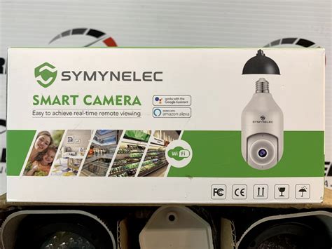 Symynelec Light Bulb Powered Smart Security Camera