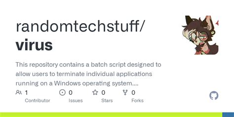 Virusvirusbat At Main · Randomtechstuffvirus · Github