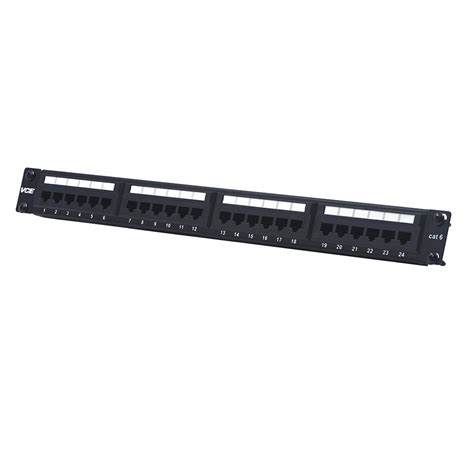 24 Port Cat 6 UTP Patch Panel WHAF International