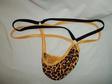 Mens Tear Drop Thong G String Double By Somethingwildincali