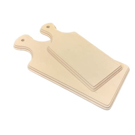 Solid Beech Chopping Boards With Handle And Edge Detail Choose Size Or