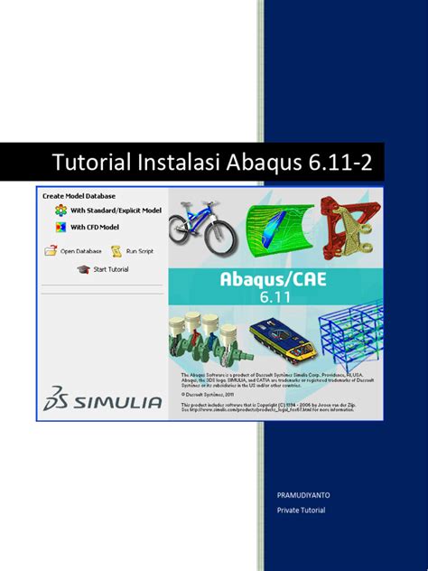 Tutorial Instalasi Abaqus 6 Pdf