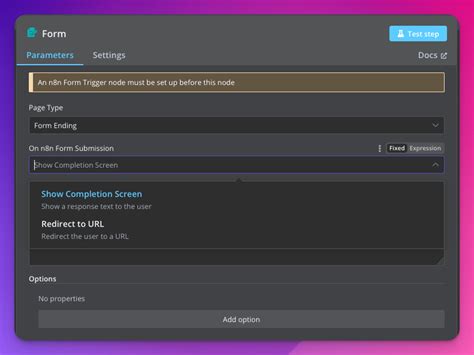 respond to webhook node in form is missing questions n8n community