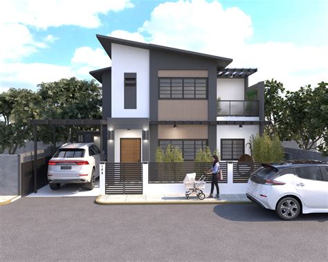 2 Storey Apartment Design Exterior