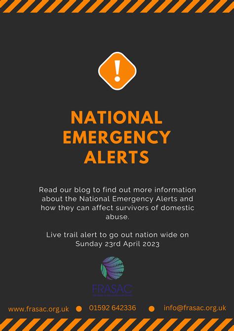 National Emergency Alert System Latest News Frasac