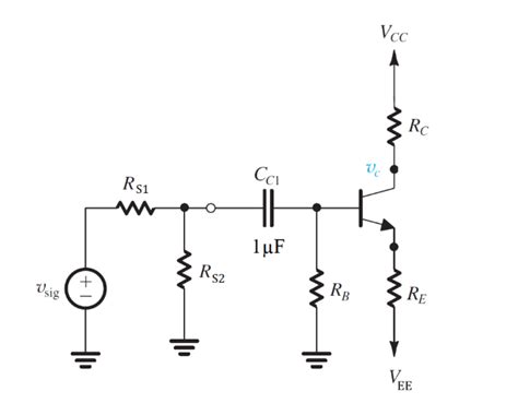 Solved Given Vvcc ﻿vee Vc Vb Ve Re Rc Rb Find The