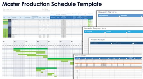 Free Production Scheduling And Planning Templates All Formats