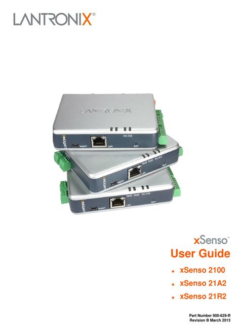 LANTRONIX XSENSO 2100 USER MANUAL Pdf Download ManualsLib