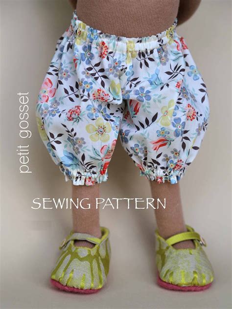 Doll Bloomers Sewing Pattern Summer Pants 12 18 Dolls Pdf Pattern