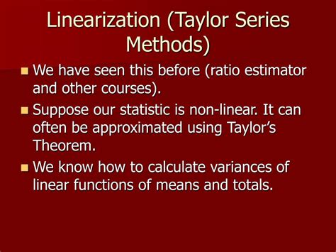 Ppt Variance Estimation In Complex Surveys Powerpoint Presentation