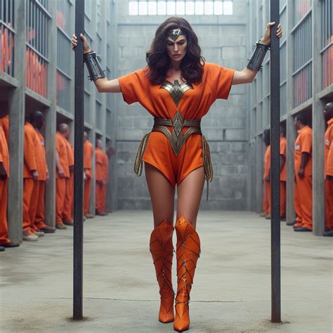 Sexy Wonderwoman In Jail By Gardenia76 On Deviantart