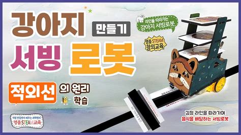 과학실험 강아지 서빙 로봇 만들기적외선 원리 Youtube