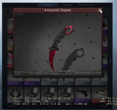 Karambit Doppler Ruby